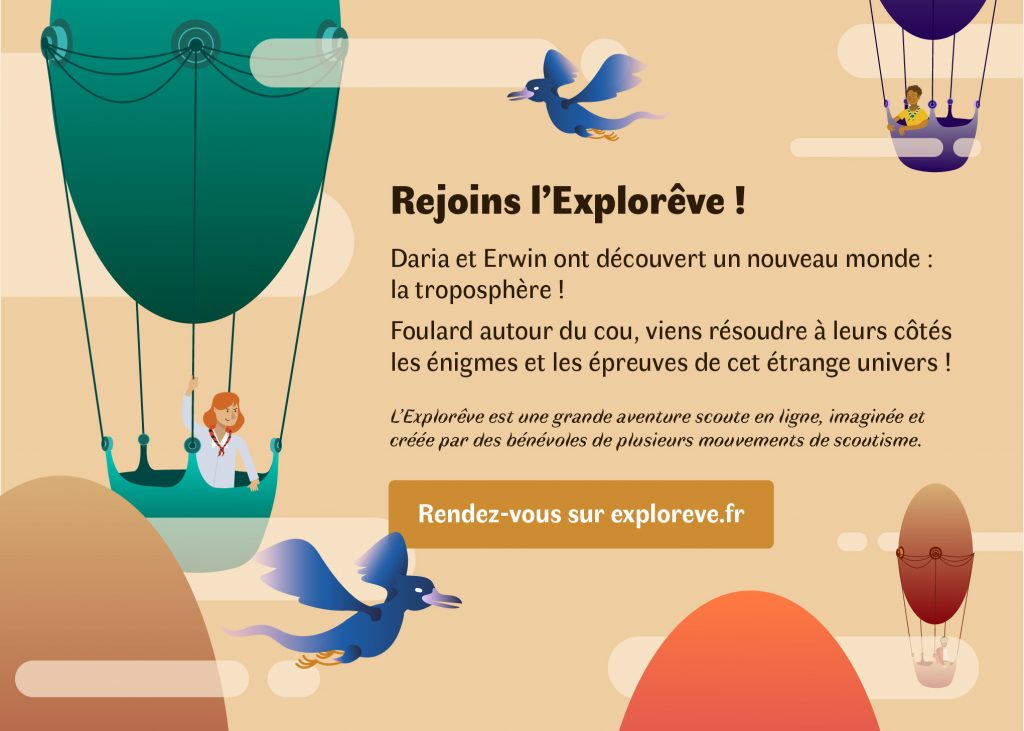 Grand jeu virtuel : L'Explorêve ! - EEDF - Scoutisme Laïque